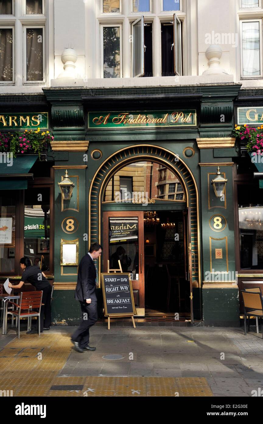United Kingdom London Soho Garrick Arms Pub Stock Photo - Alamy