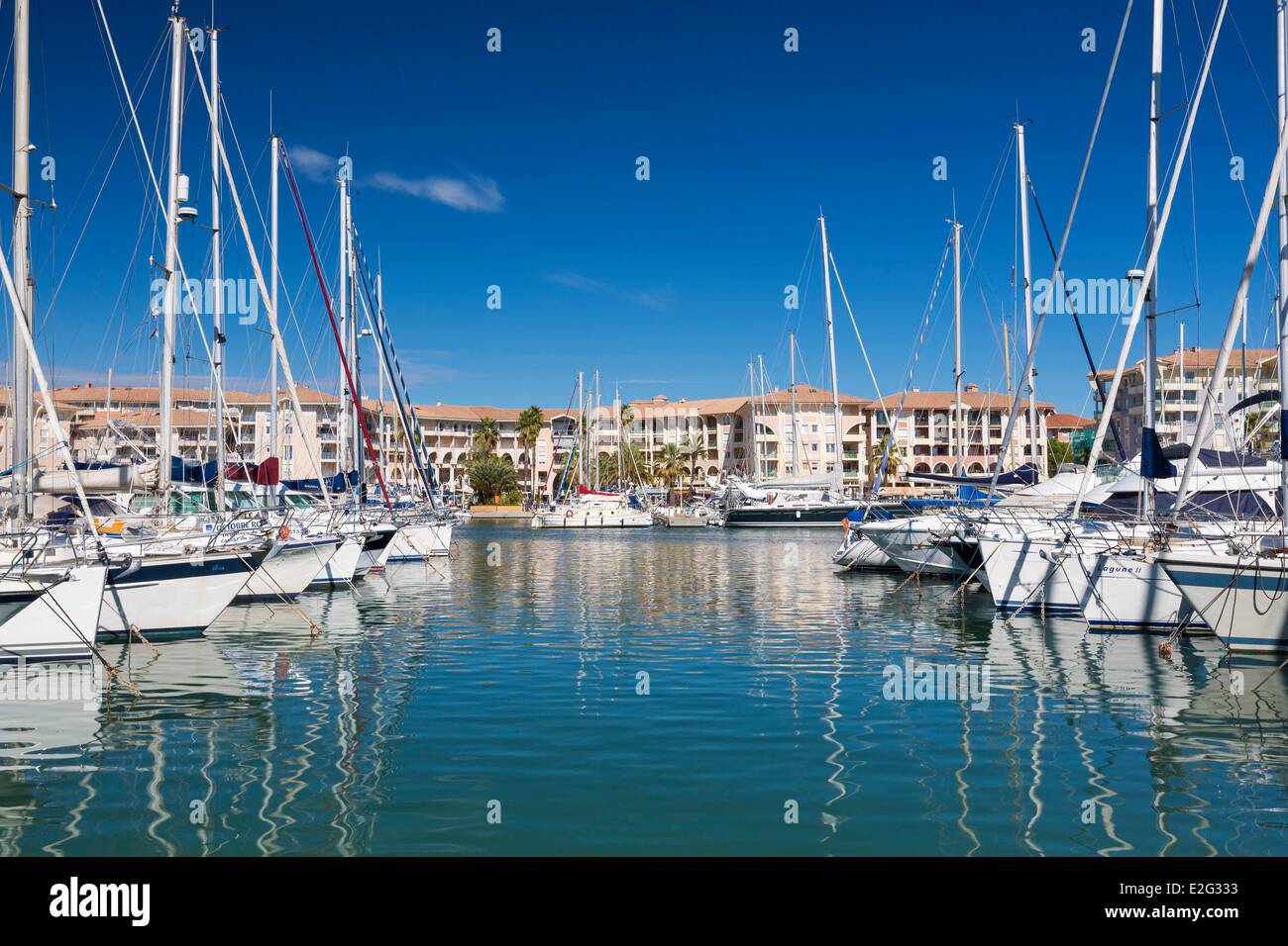 France Var Frejus Port Frejus Stock Photo - Alamy