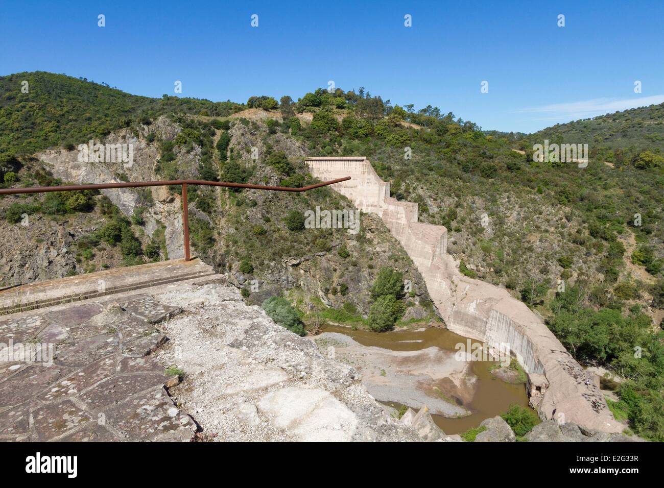 France Var Frejus vestige of Malpasset dam Stock Photo - Alamy