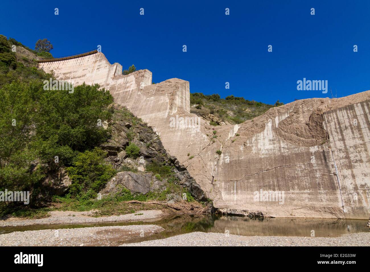 France Var Frejus vestige of Malpasset dam Stock Photo - Alamy
