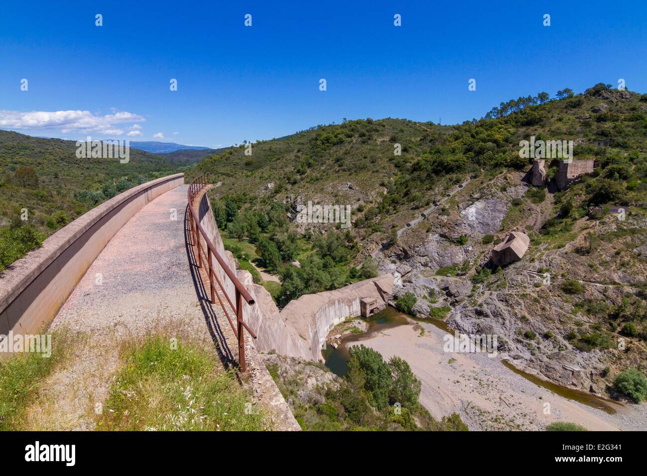 France Var Frejus vestige of Malpasset dam Stock Photo - Alamy