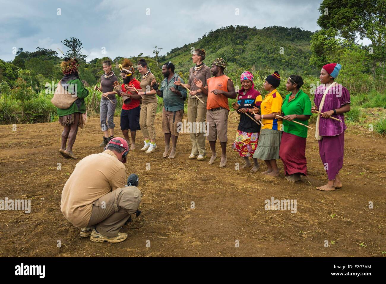 Papua New Guinea Highands Hela province Tari region Hulis tribe ...