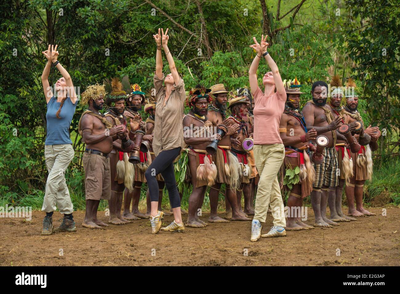 Papua New Guinea Highands Hela province Tari region Hulis tribe Kobe ...
