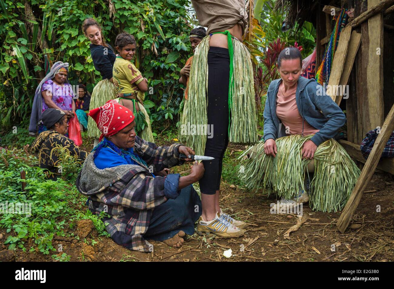 Papua New Guinea Highands Hela province Tari region Hulis tribe Kobe ...