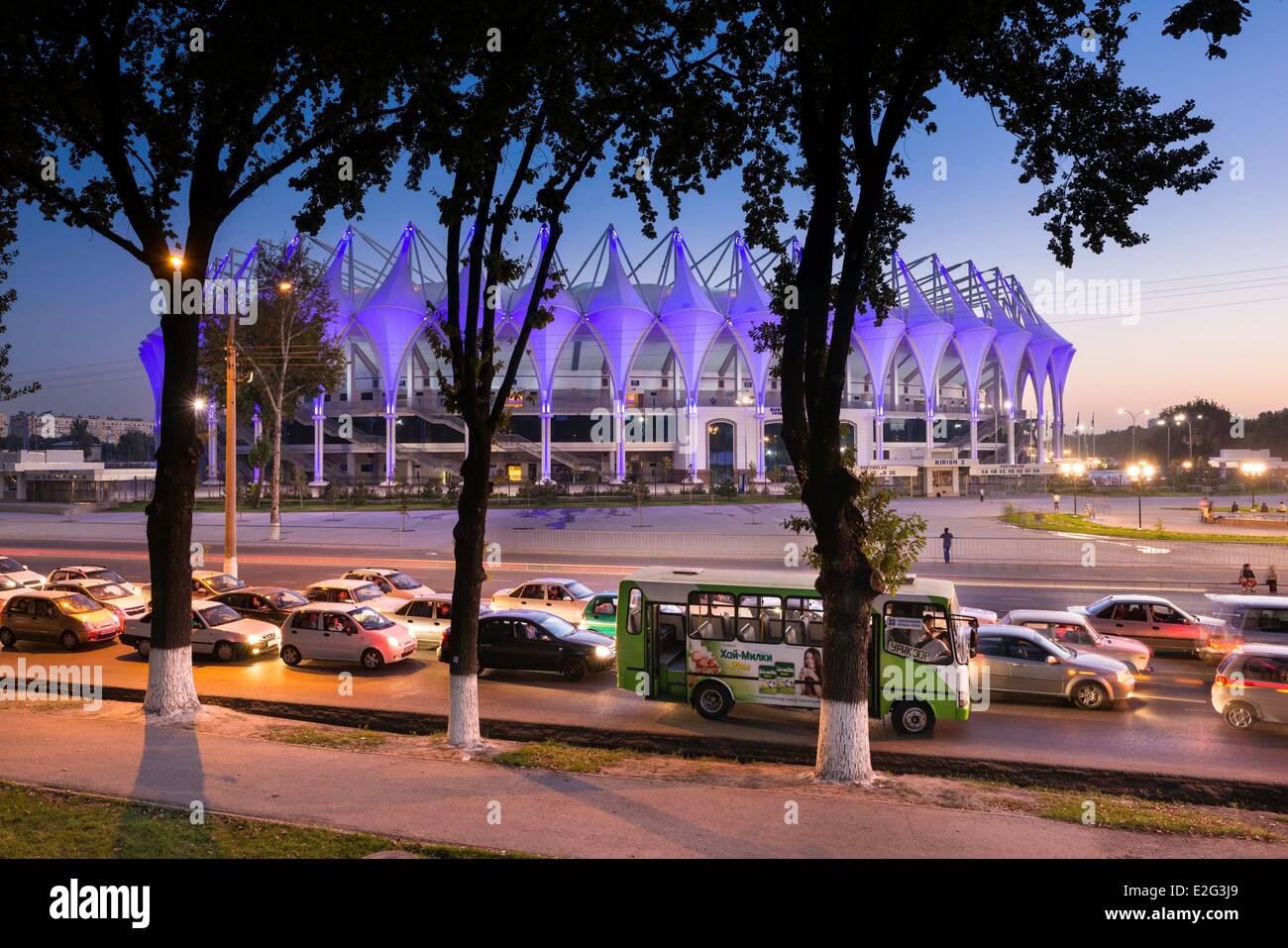 Uzbekistan Silk Road Tashkent the new Bunyodkor stadium opened in ...