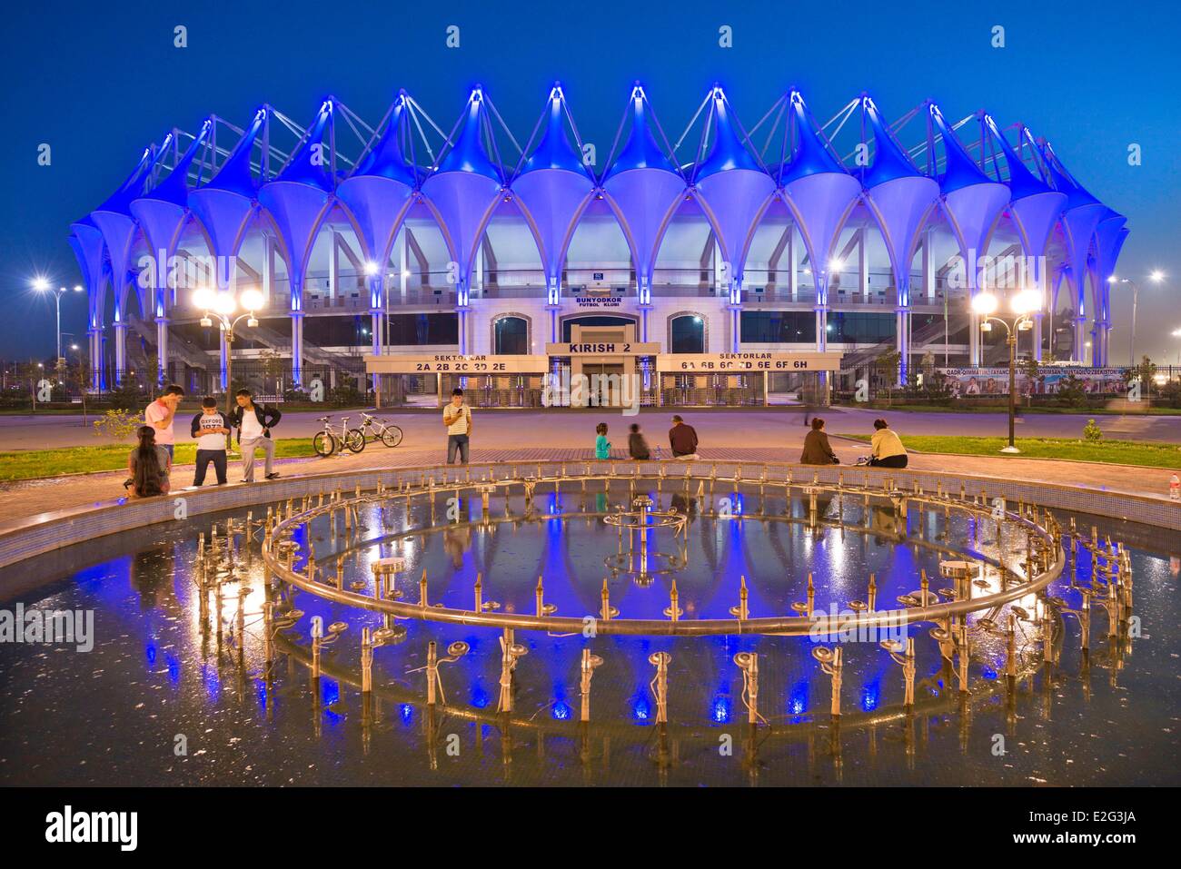 Uzbekistan Silk Road Tashkent the new Bunyodkor stadium opened in ...
