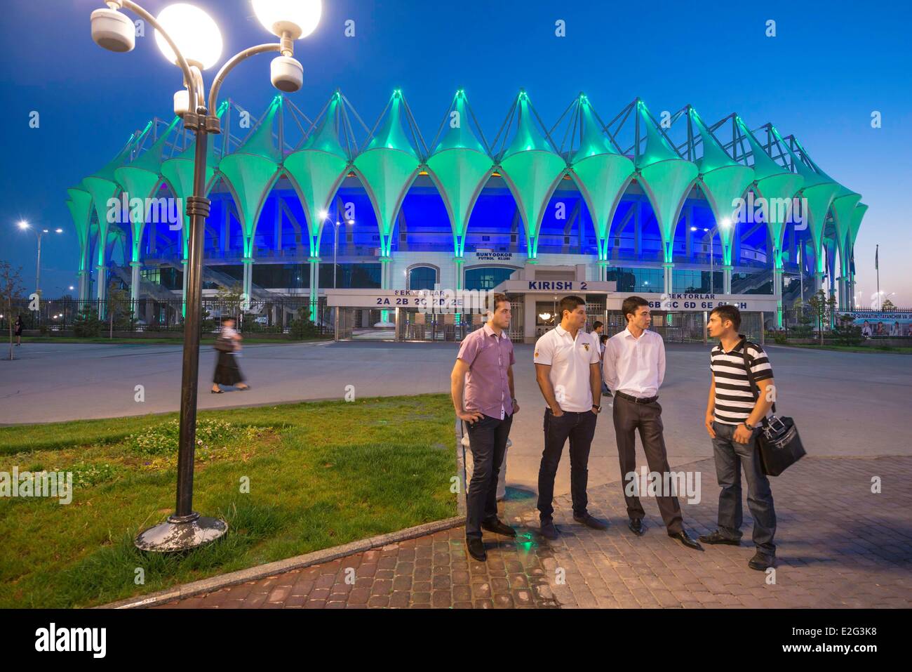 Uzbekistan Silk Road Tashkent the new Bunyodkor stadium opened in ...
