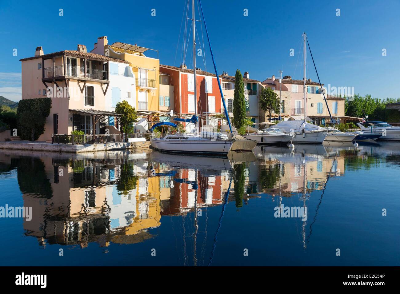 France Var Grimaud Port Grimaud Stock Photo - Alamy