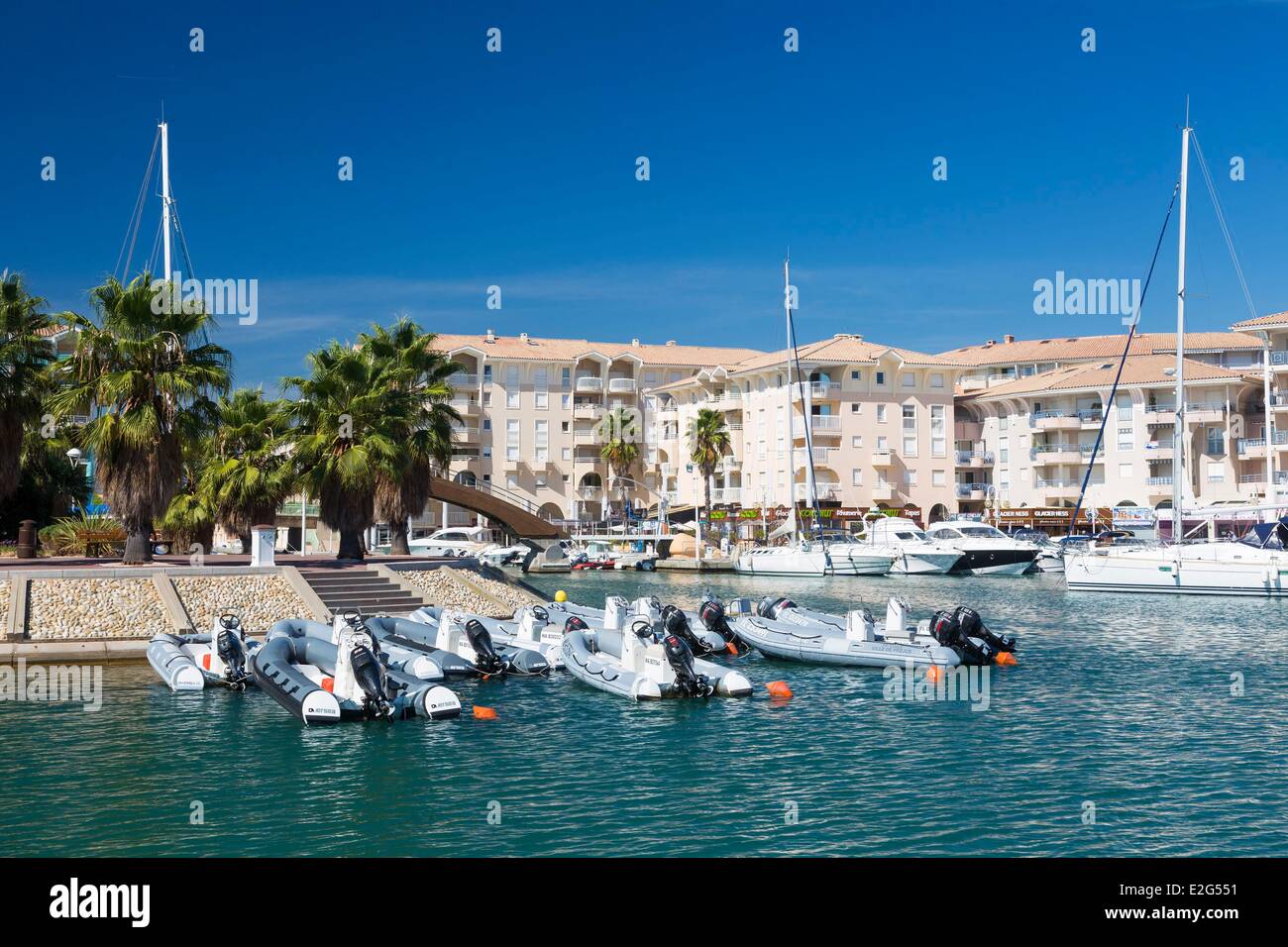 France Var Frejus Port Frejus Stock Photo - Alamy
