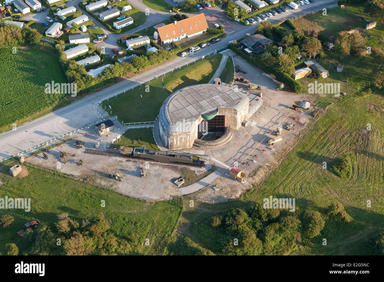 France Pas De Calais Audinghen Museum Of The Atlantic Wall Aerial View