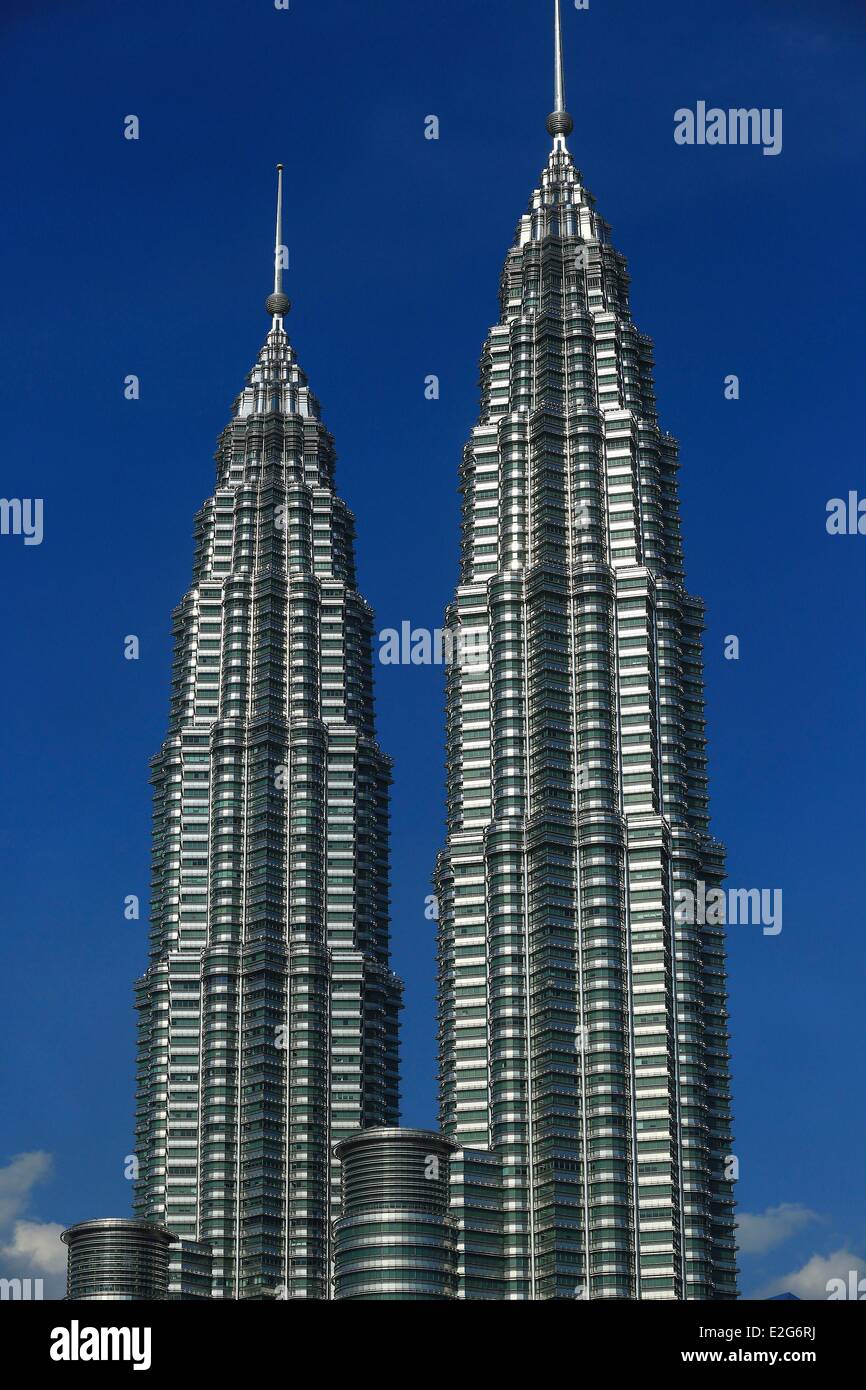 Malaysia Kuala Lumpur KLCC ( Kuala Lumpur City Center) the Petronas ...