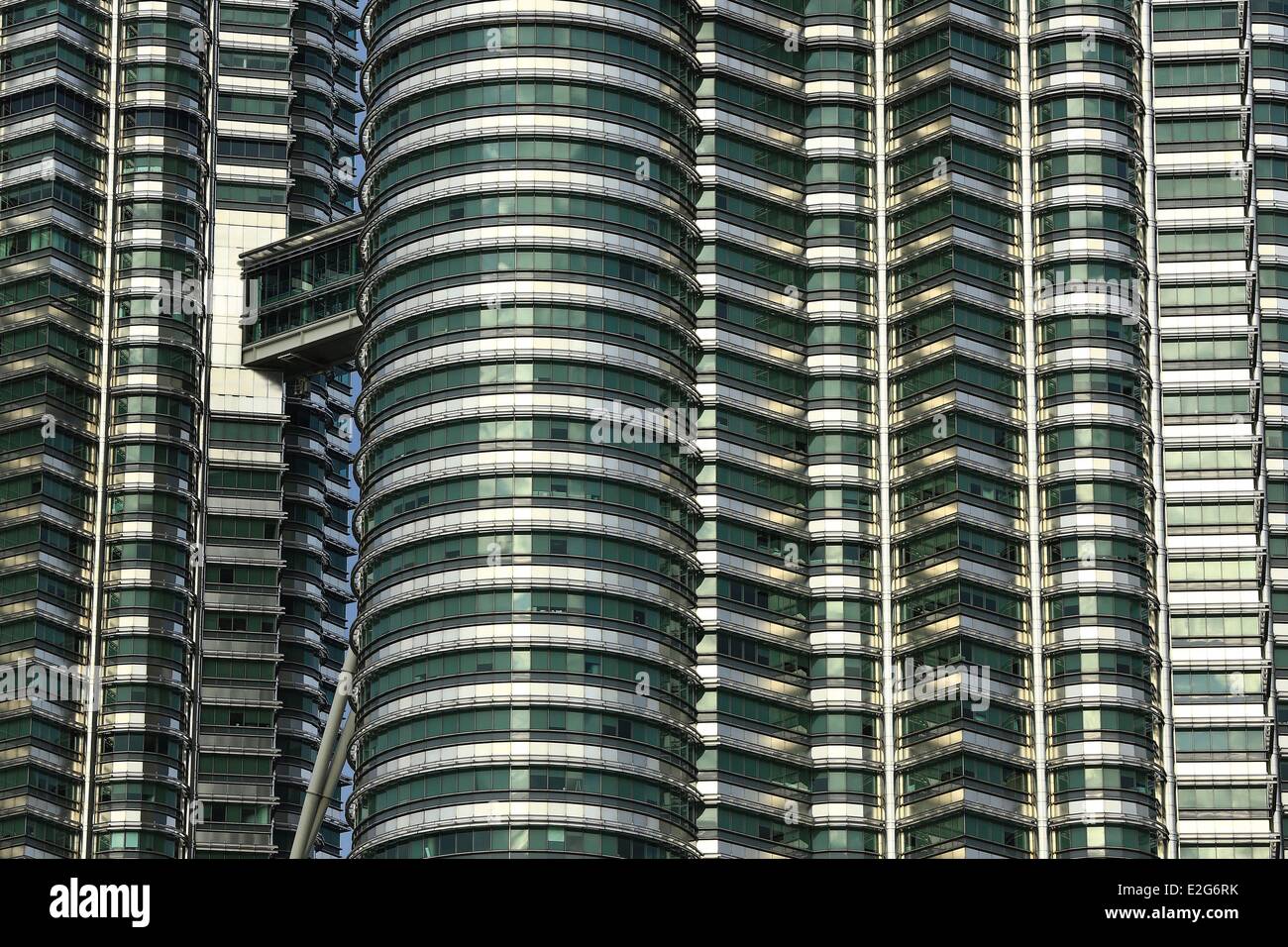 Malaysia Kuala Lumpur KLCC ( Kuala Lumpur City Center) the Petronas ...