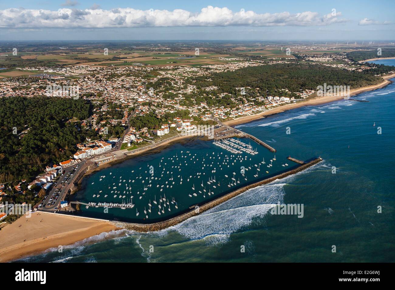 France Vendee Jard sur Mer (aerial view Stock Photo - Alamy