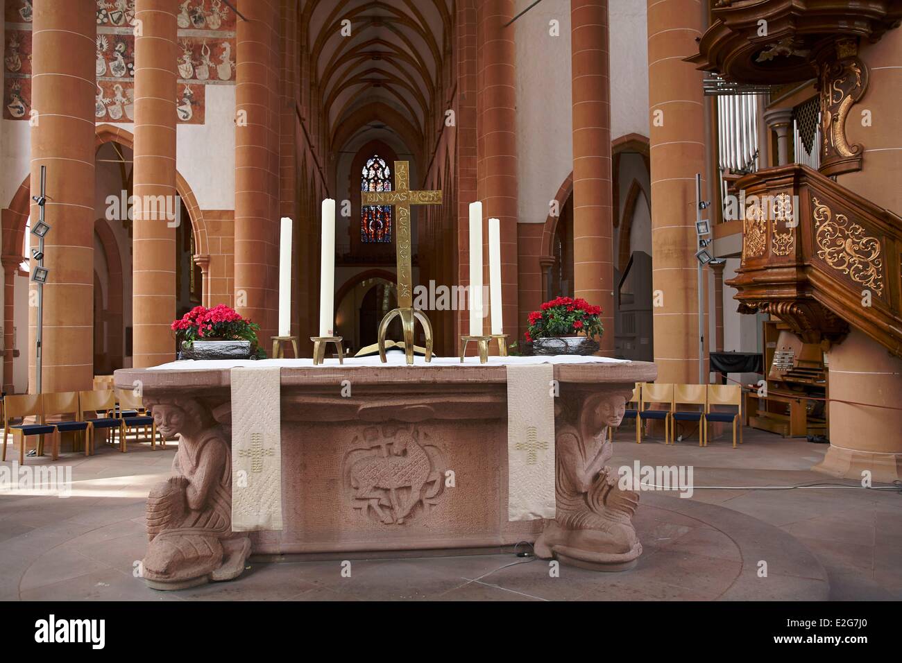 Heidelberg holy spirit church interior hi-res stock photography and ...