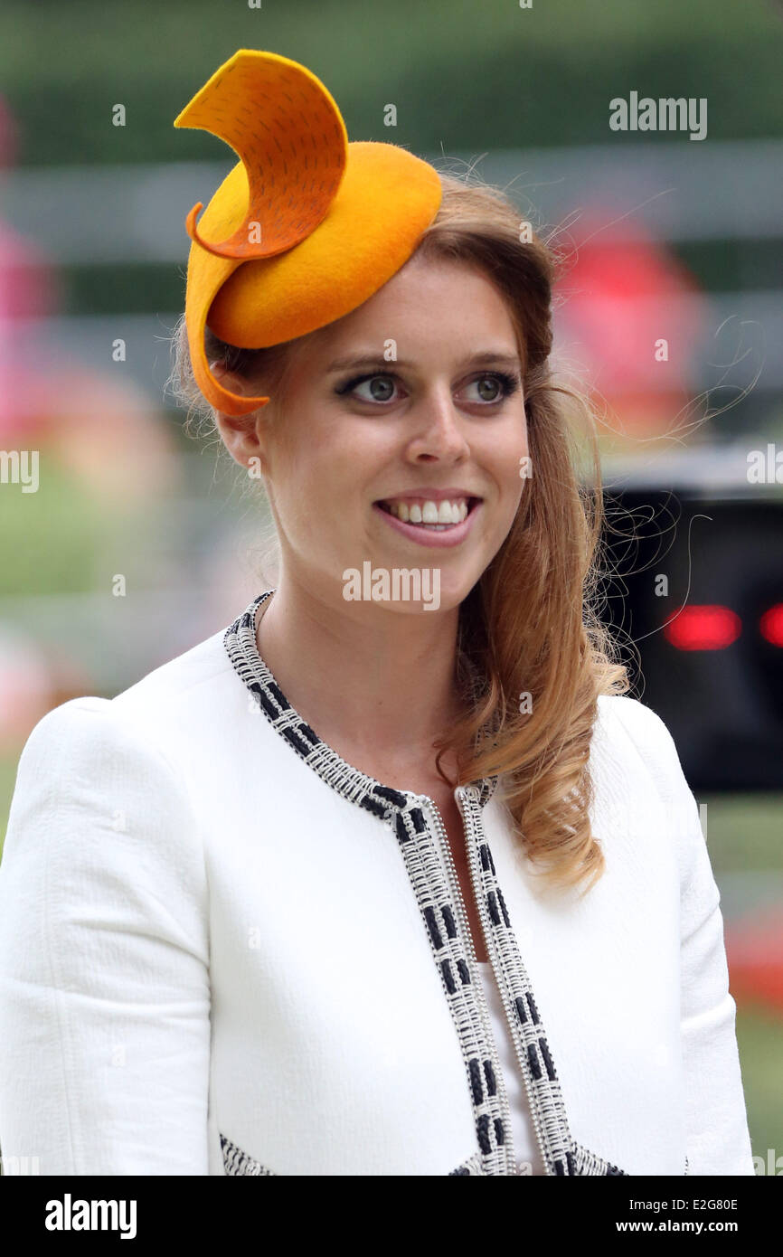 Ascot, Windsor, UK. 19th June, 2014. Portrait of Princess Beatrice of ...