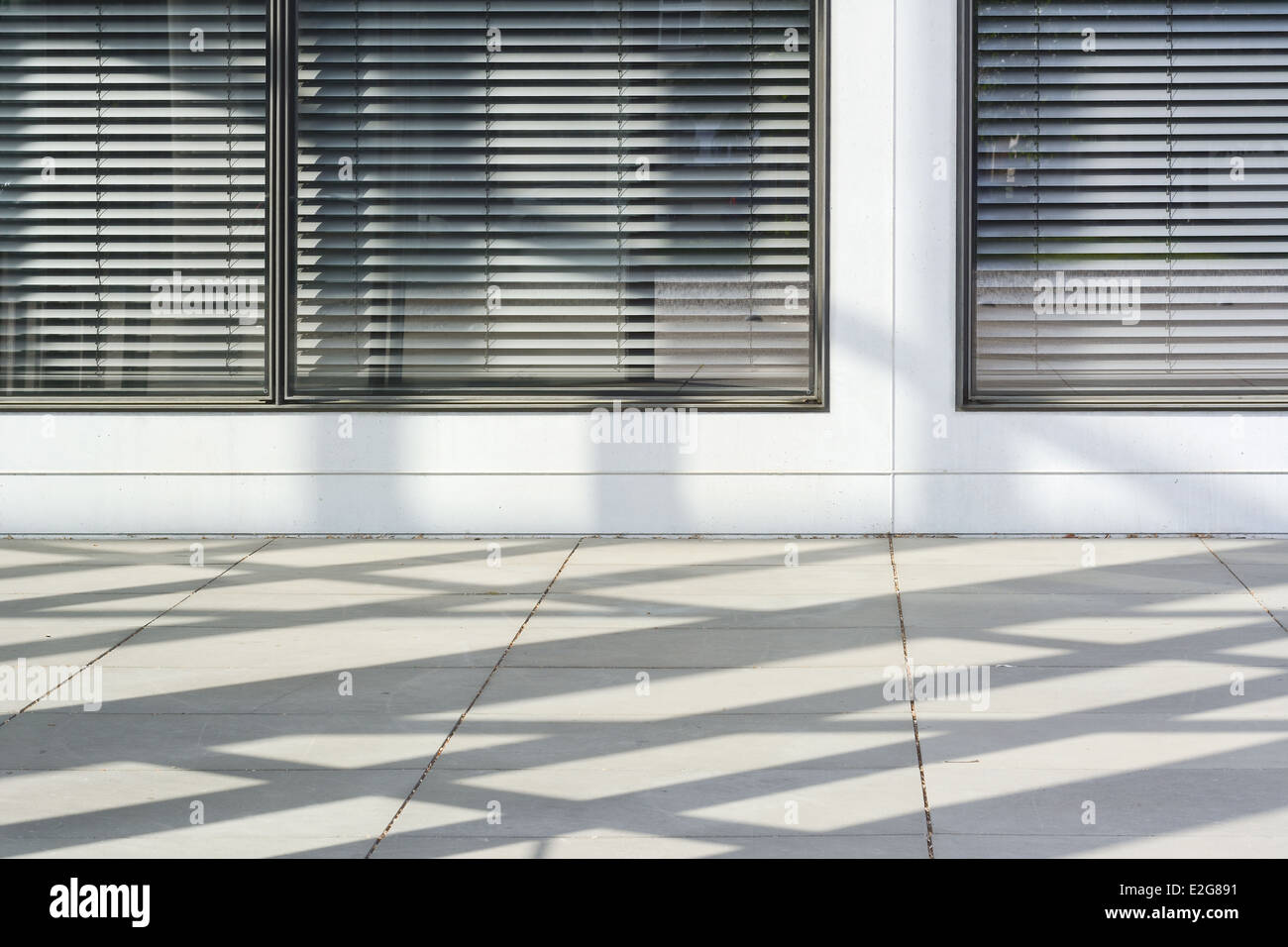 Modern Architecture with Creative Shadow Design Stock Photo - Alamy