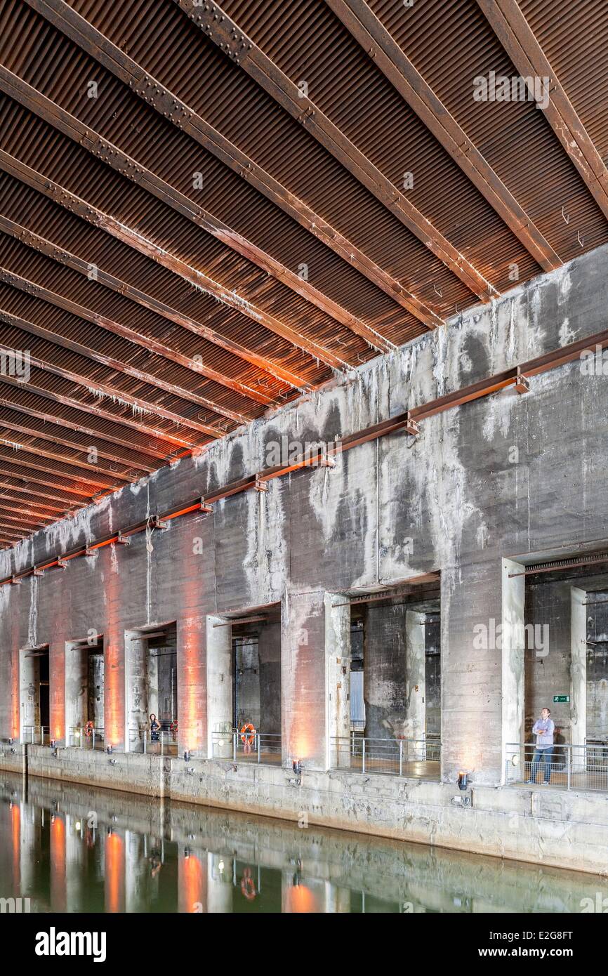 France Gironde Bordeaux former submarine base (43000 m2) built by the ...