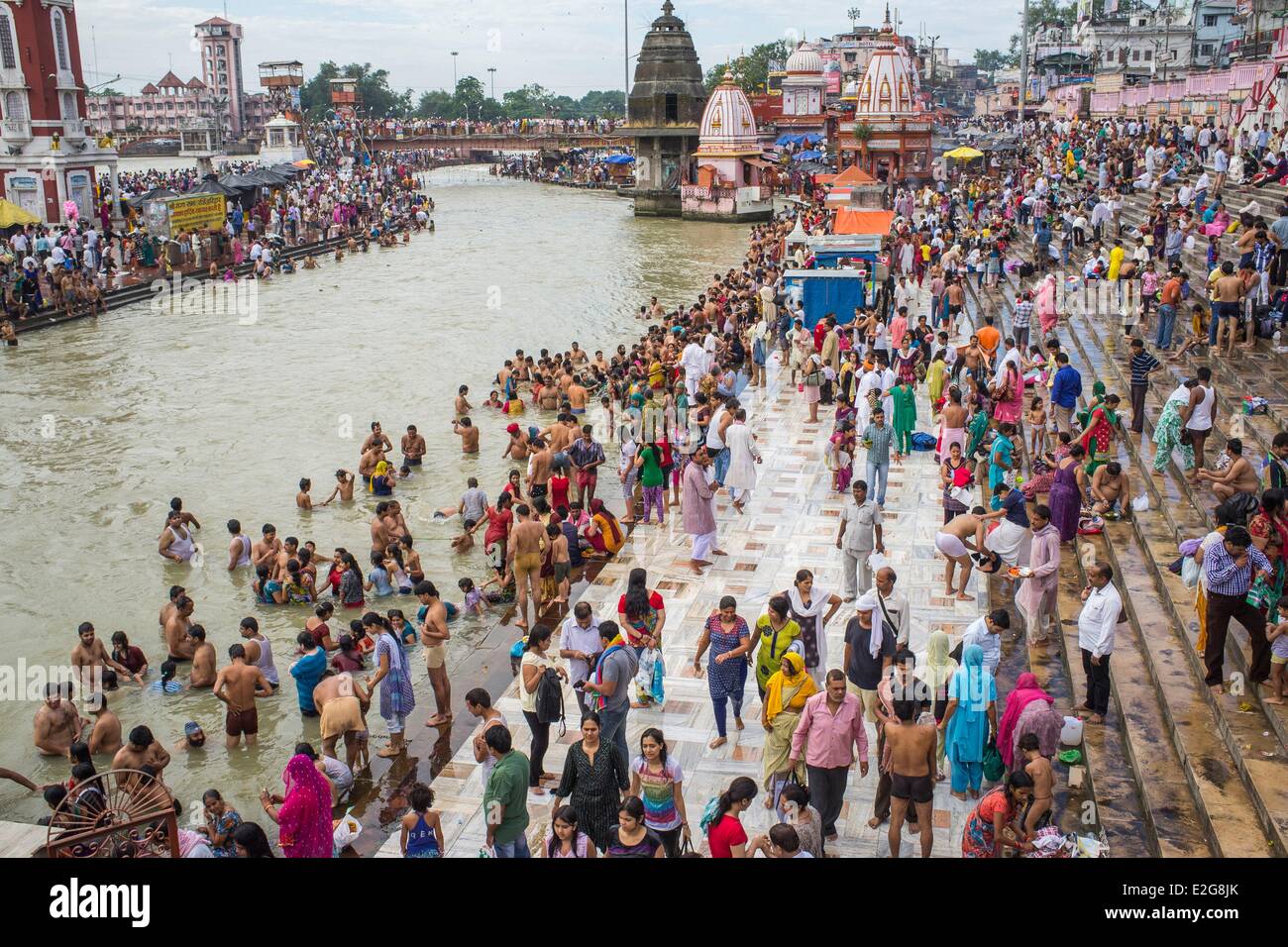 India Uttarakhand State Haridwar one of the nine holy cities to Hindus ...