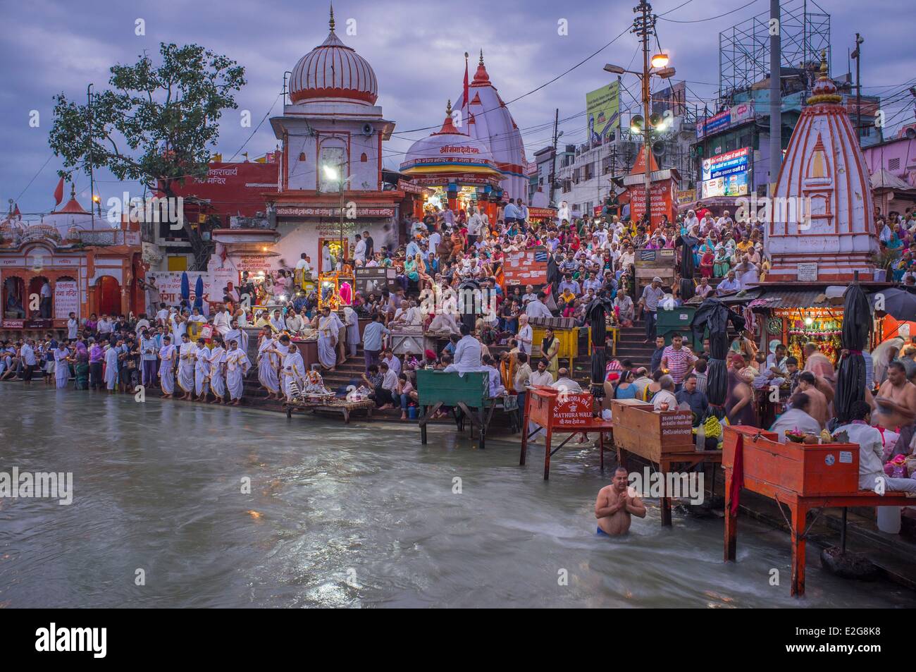 India Uttarakhand State Haridwar one of the nine holy cities to Hindus ...
