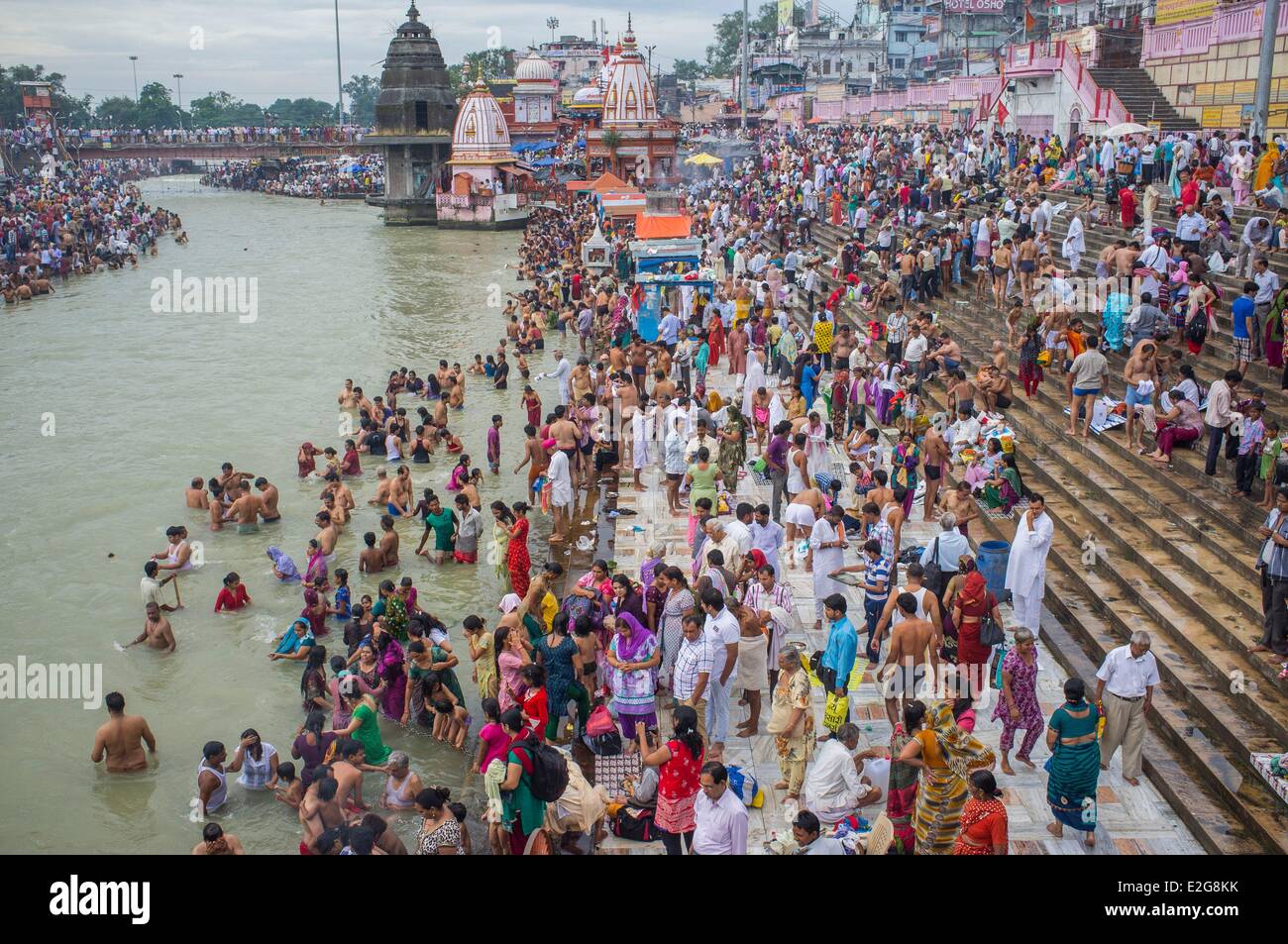 India Uttarakhand State Haridwar one of the nine holy cities to Hindus ...