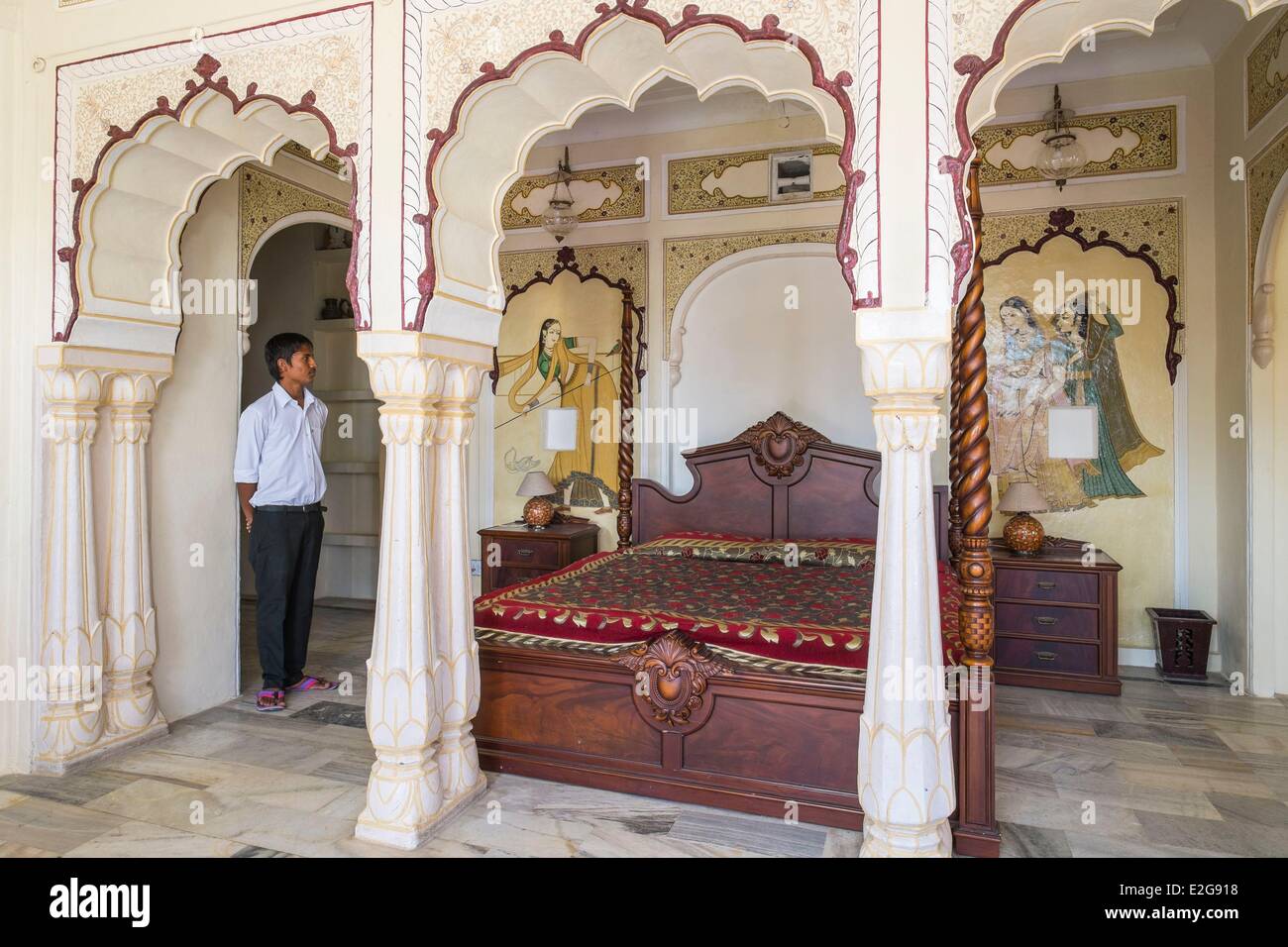 India Rajasthan State Kishangarh the Phool Mahal Palace constructed in ...