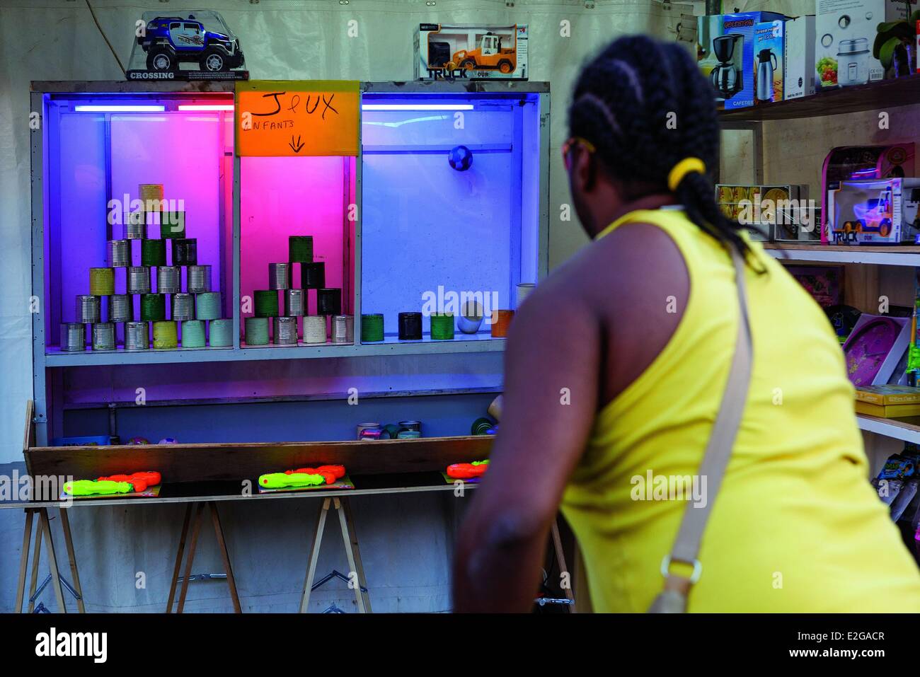 France Ile de la Reunion (French overseas department) Saint Leu funfair ...