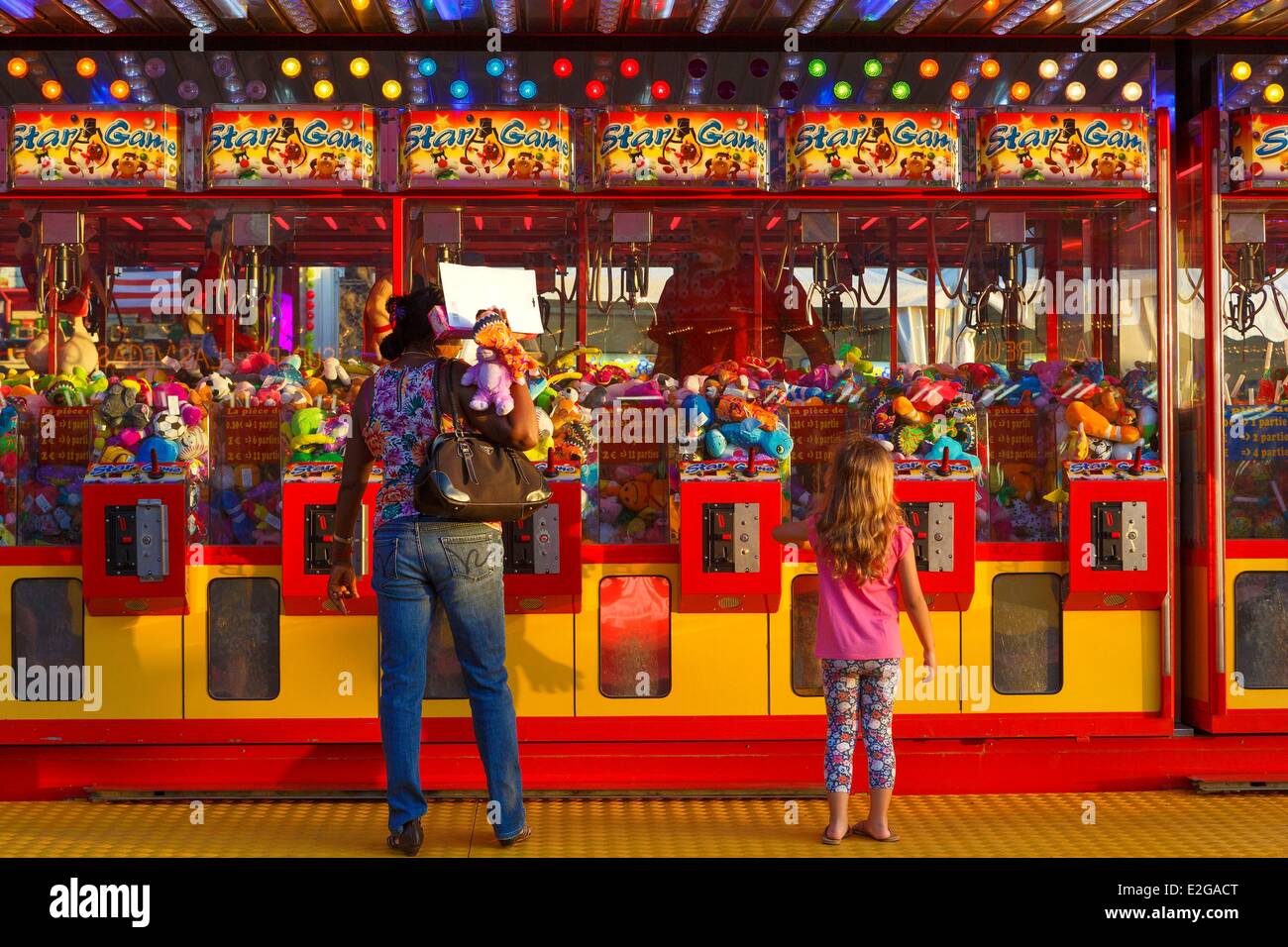 France Ile de la Reunion (French overseas department) Saint Leu funfair ...