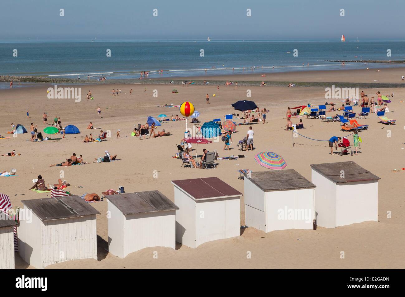Belgium de haan beach resort hi-res stock photography and images - Alamy