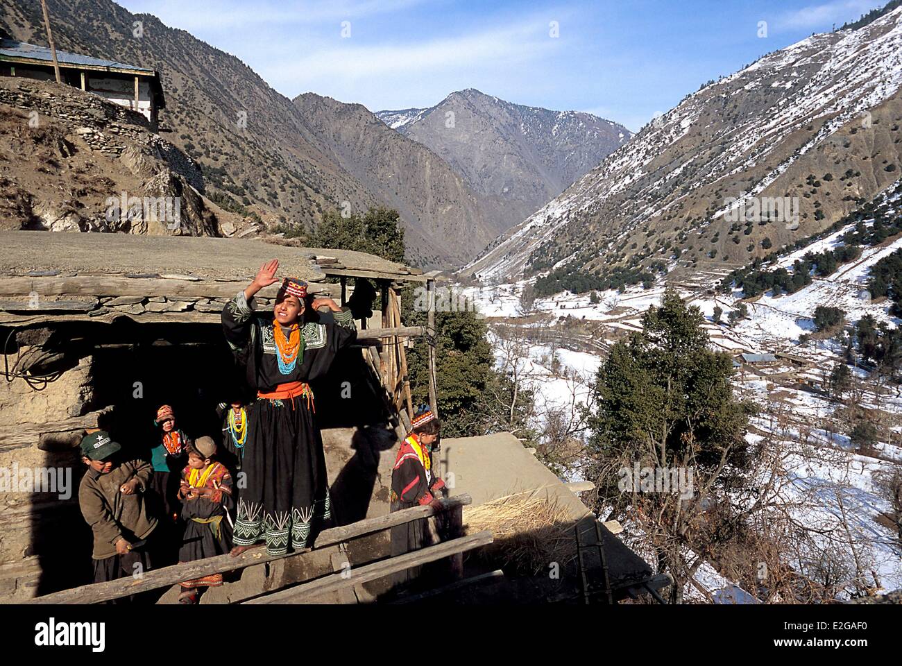 Pakistan Khyber Pakhtunkhwa Kalash valleys Bumburet valley Tarasguru ...