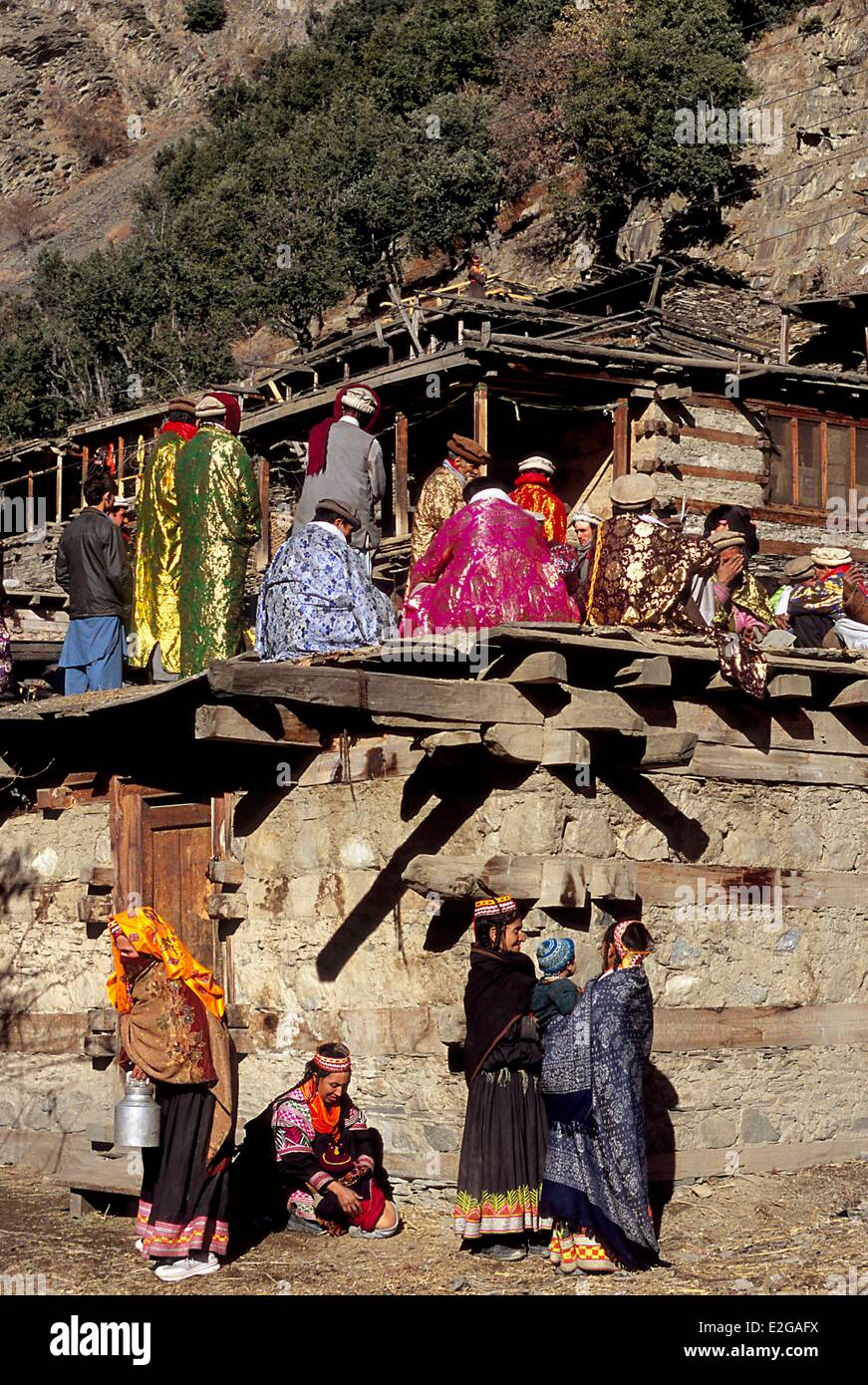 Pakistan Khyber Pakhtunkhwa Kalash valleys Rumbur valley Balanguru ...