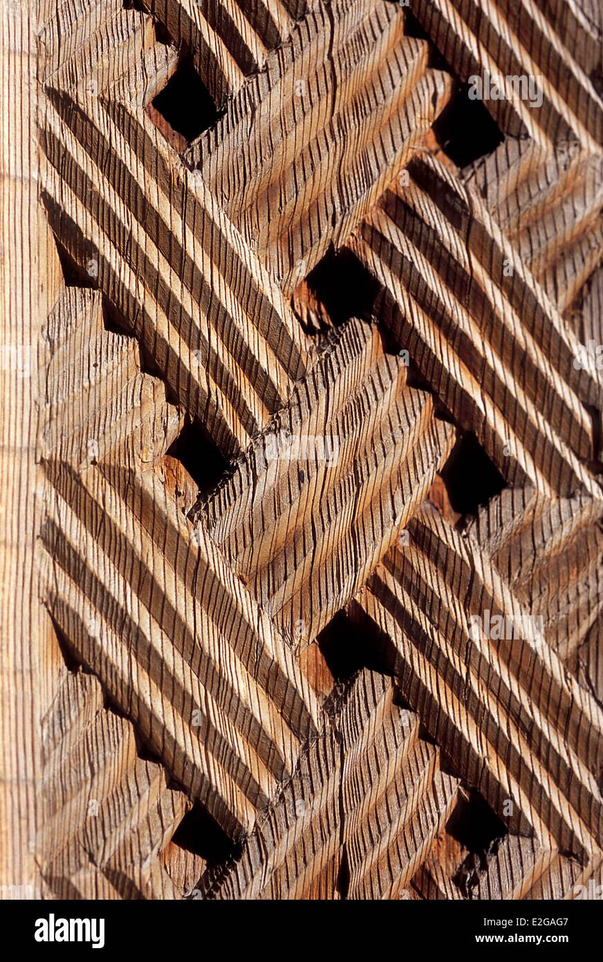 Pakistan Khyber Pakhtunkhwa Kalash valleys Bumburet valley detail of ...