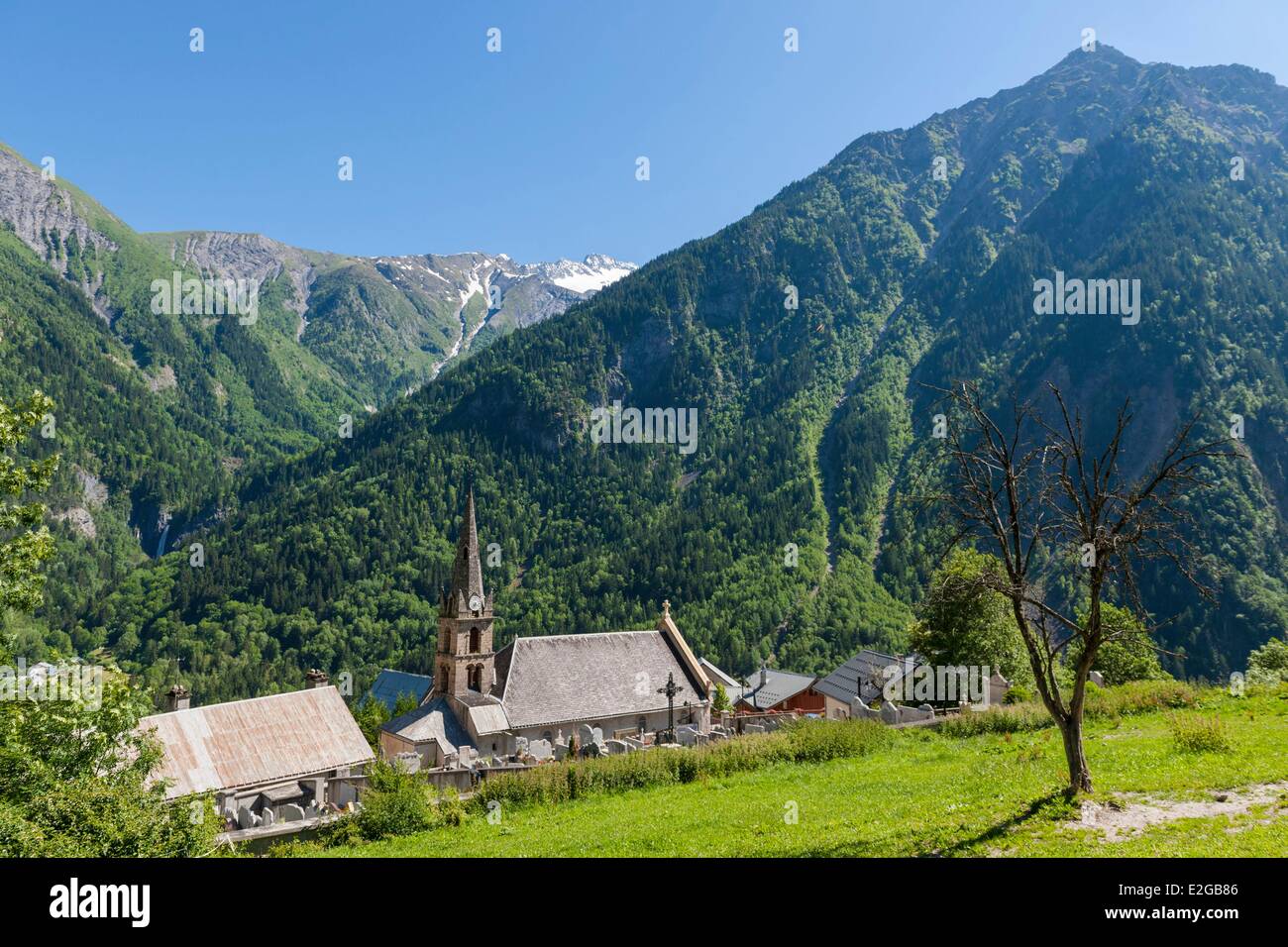 France Isere Veneon valley Venosc in the Oisans massif romanesque ...