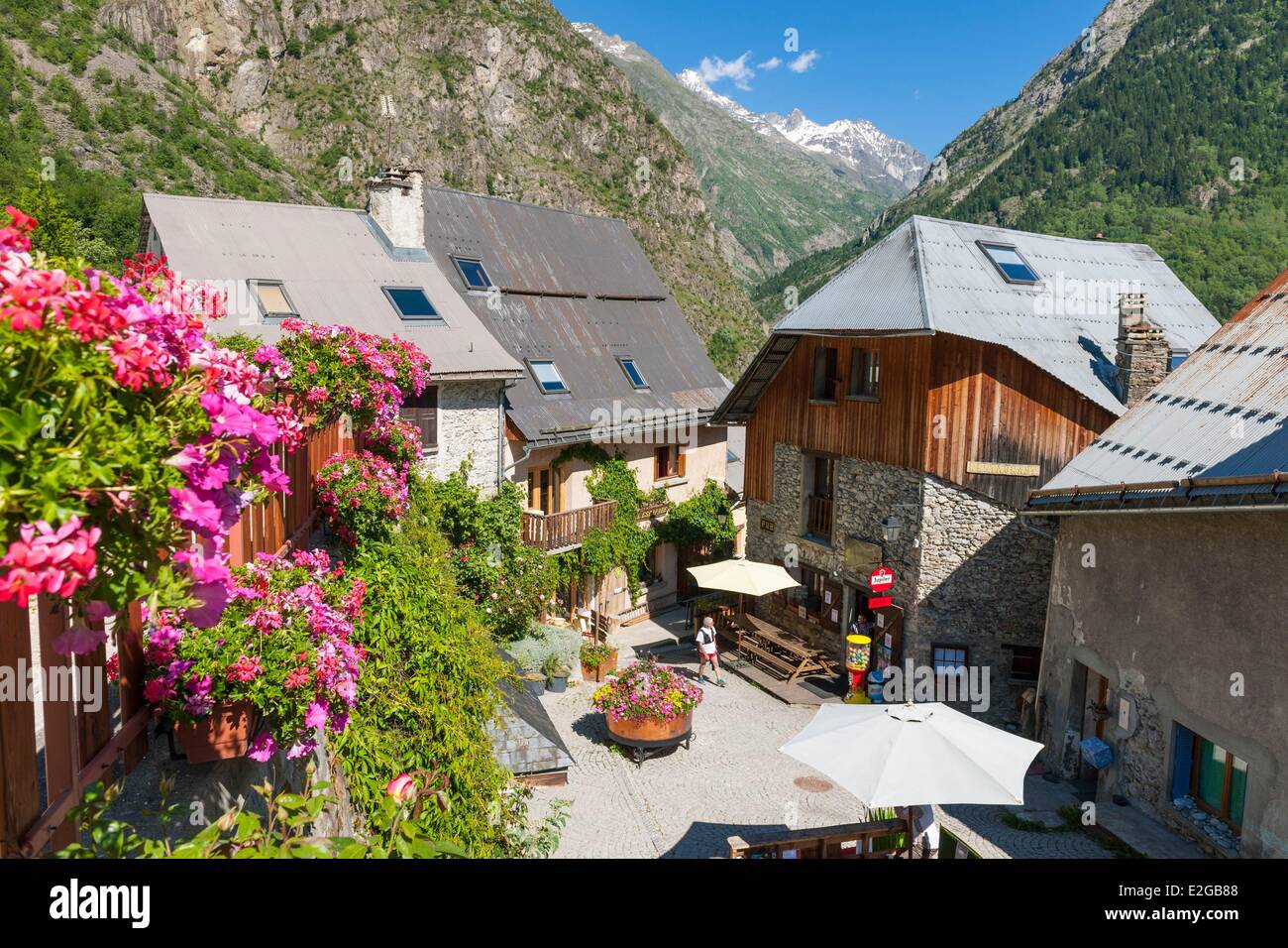 France Isere Veneon valley Venosc in the Oisans massif Stock Photo - Alamy