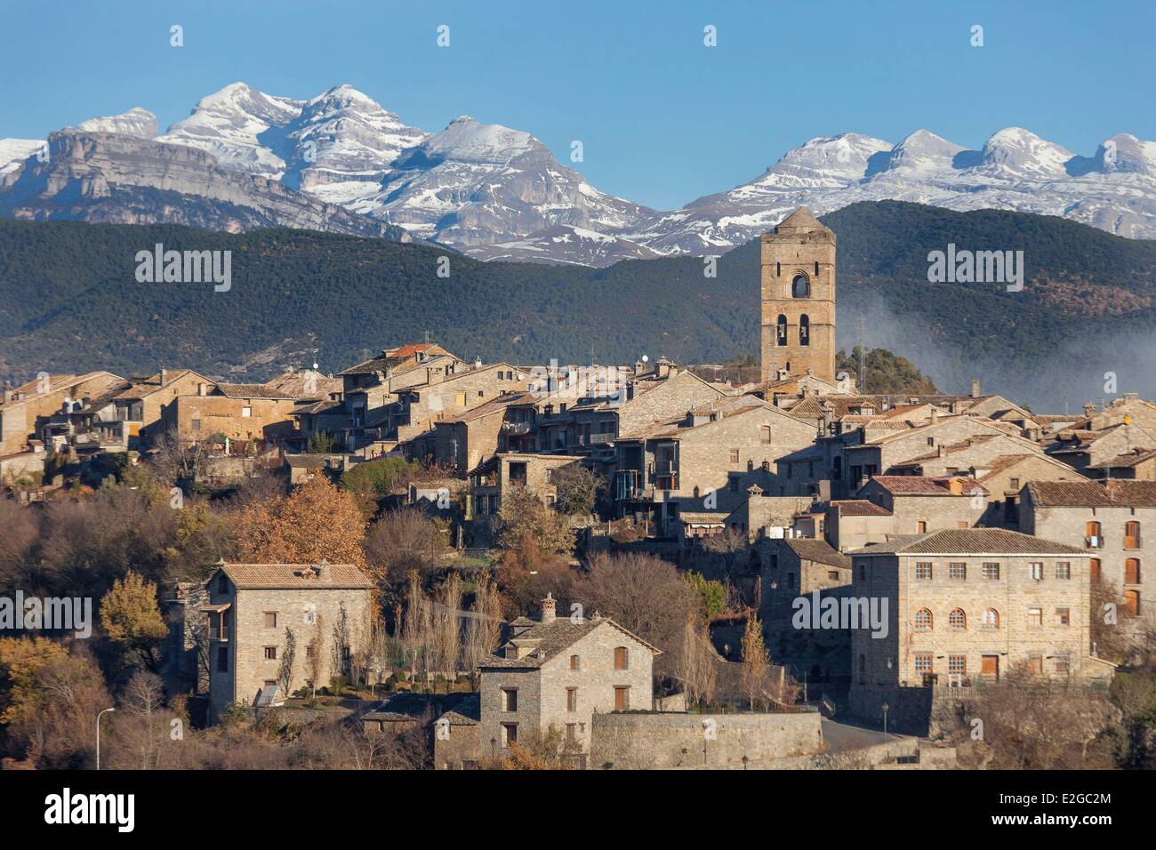 Spain Aragon Ainsa Monte Perdido Massif (3355 m) listed as World ...