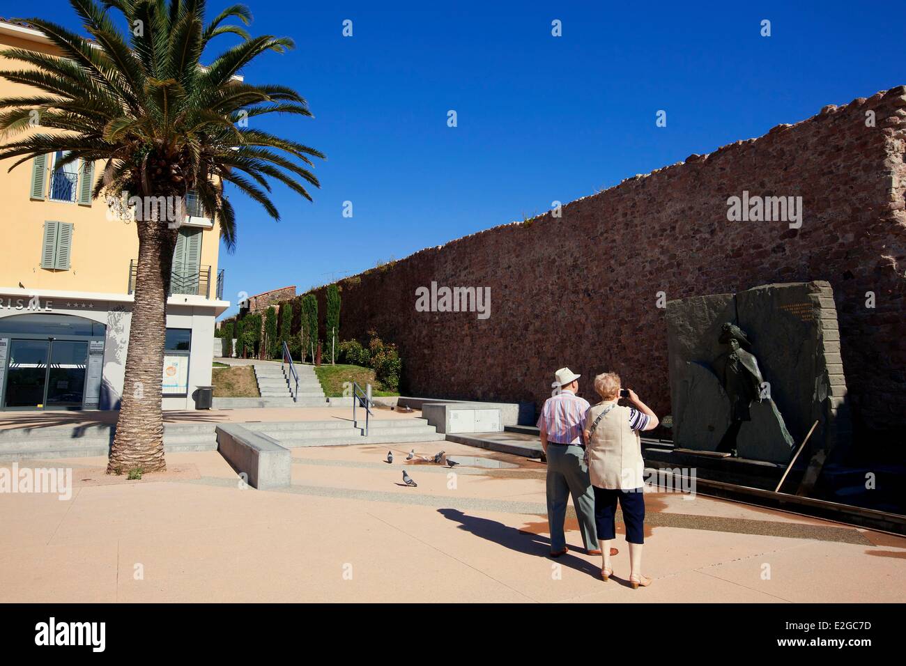 France Var Frejus place Clemenceau Stock Photo - Alamy