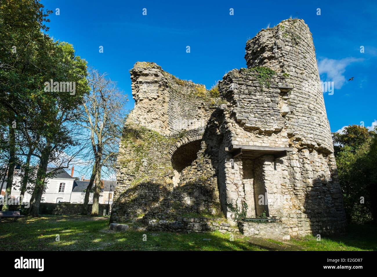 France Loir et Cher Sologne region Les Montils tower of the fortress ...