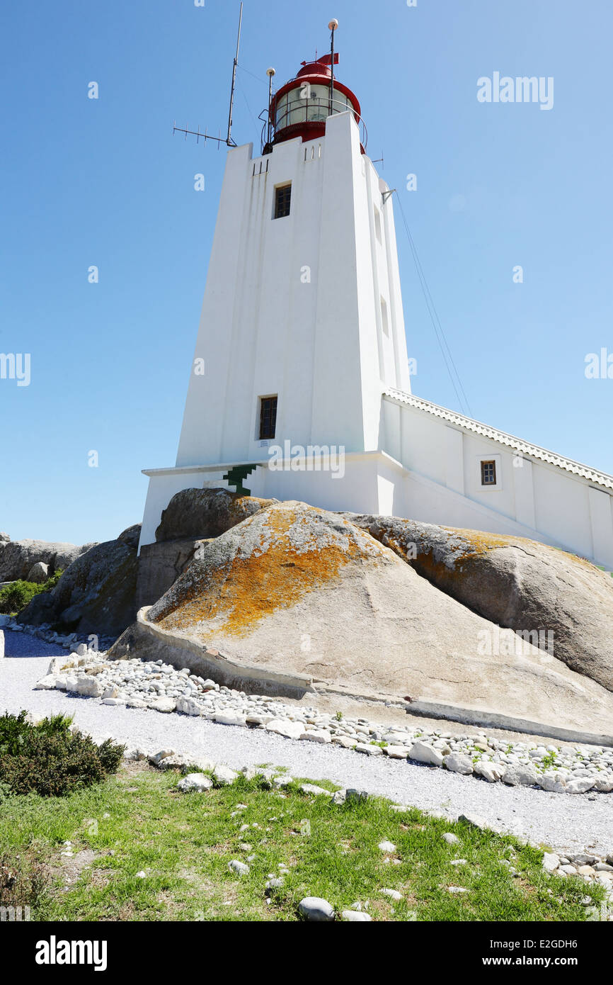 Lighthouse in Tieties Bay, Paternoster, South Africa Stock Photo - Alamy