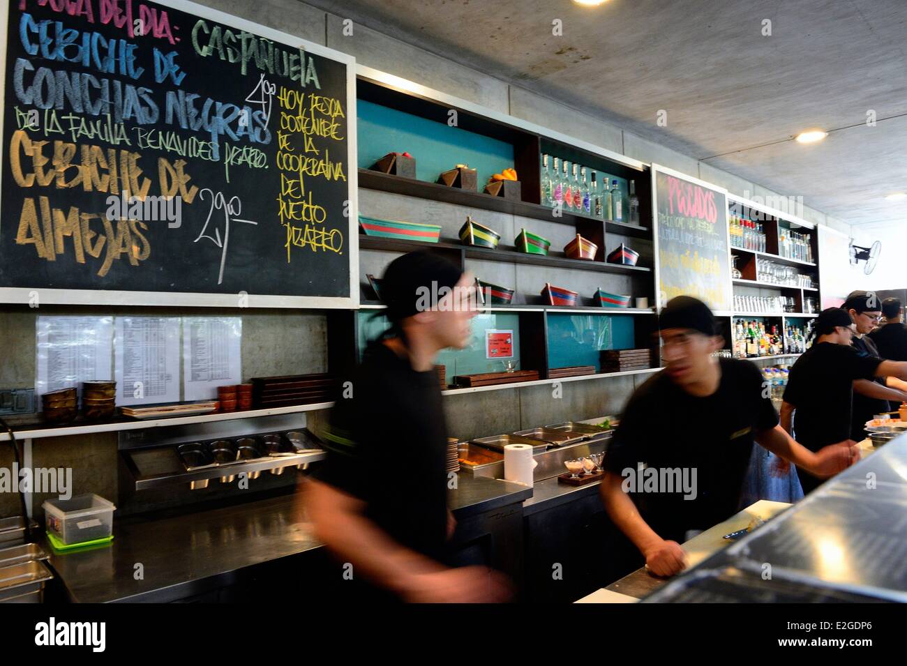 Lima peru restaurant la mar hi-res stock photography and images - Alamy