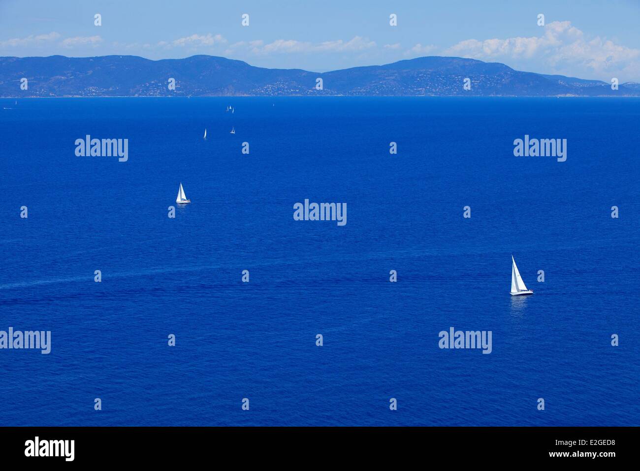 France Var Hyeres Islands National Park of Port Cros Island Port ...