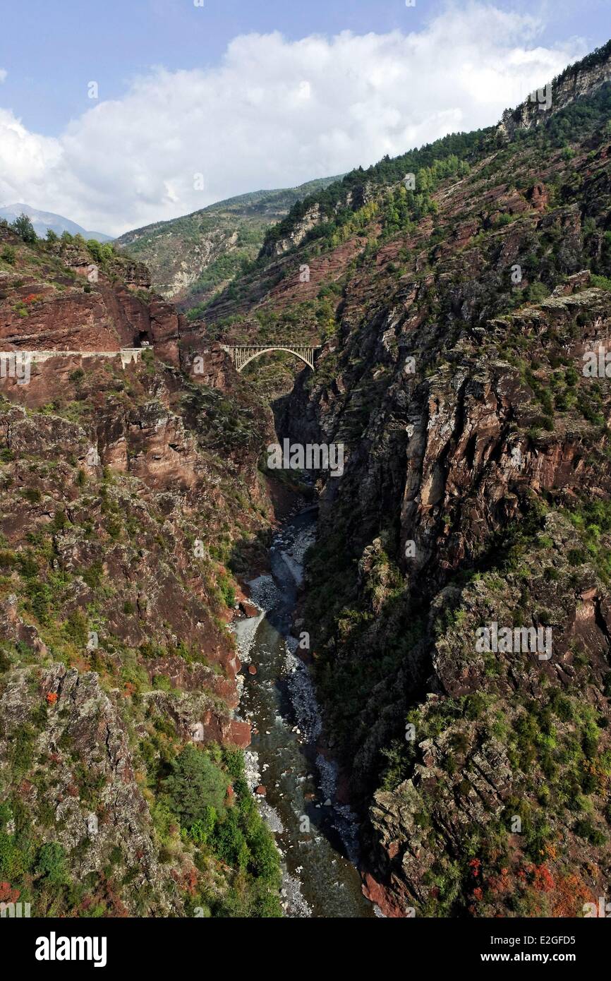 France Alpes Maritimes Mercantour National Park Haut Var Valley Daluis ...