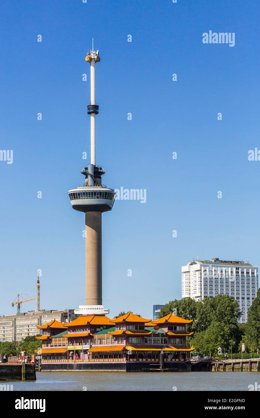 Netherlands South Holland Rotterdam Euromast observation tower designed ...