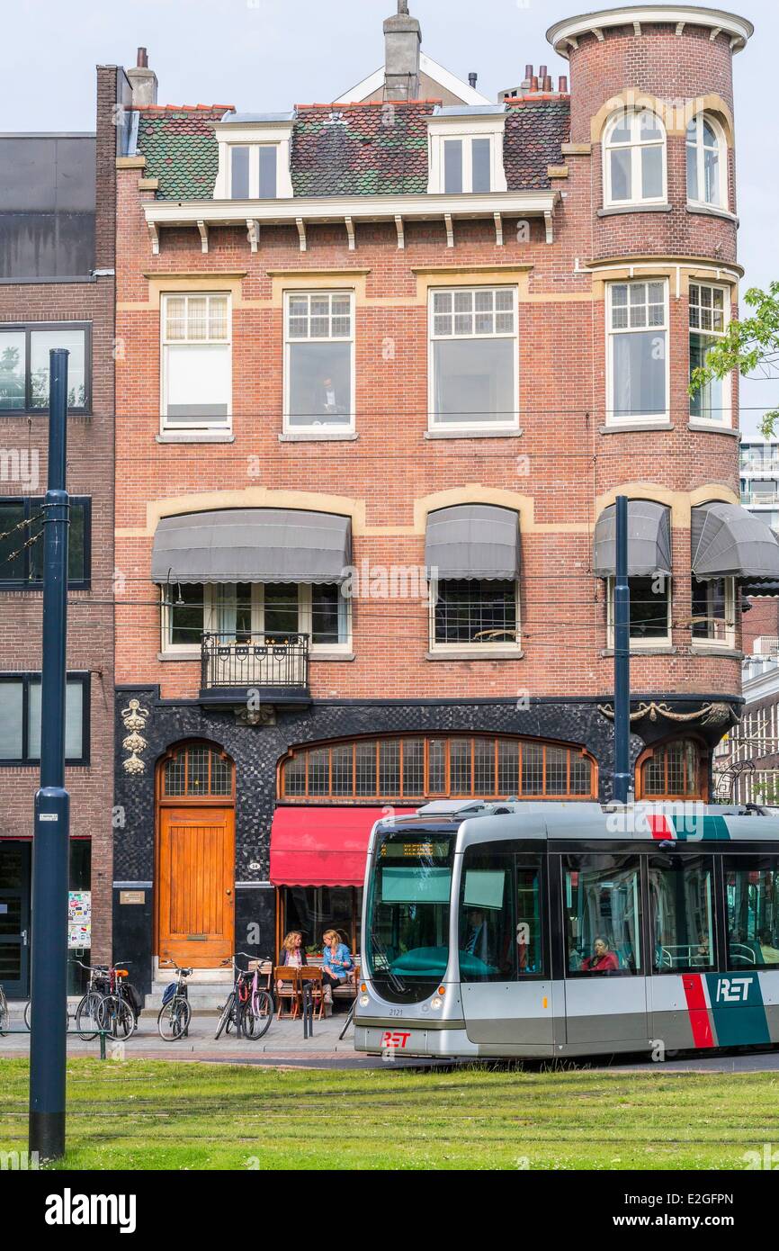 Netherlands South Holland Rotterdam Mauritsweg tramway Stock Photo - Alamy