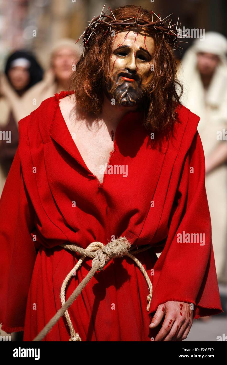 Italy Sicily Marsala Holy Thursday procession of Mysteries (processione ...