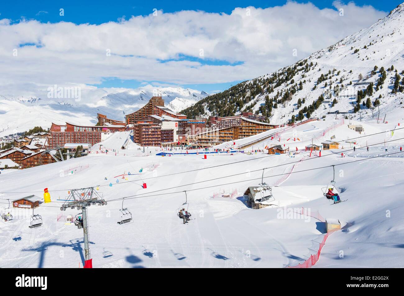 France Savoie Vanoise massif valley of Haute Tarentaise Les Arcs 2000 ...
