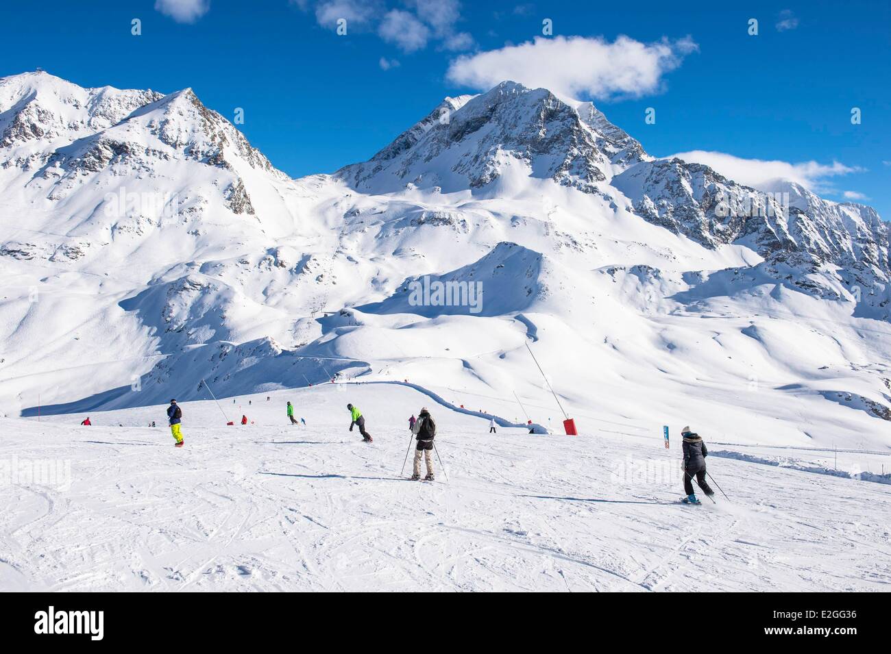 France Savoie Vanoise massif valley of Haute Tarentaise Les Arcs part ...