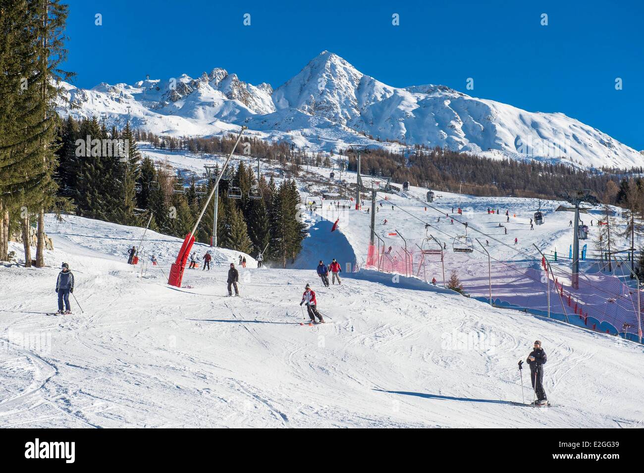 France Savoie Vanoise massif valley of Haute Tarentaise Les Arcs 1800 ...