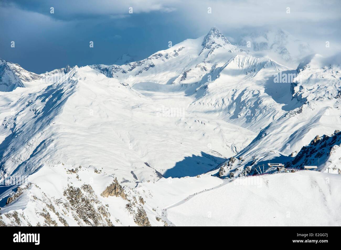 France Savoie Vanoise massif valley of Haute Tarentaise Les Arcs part ...