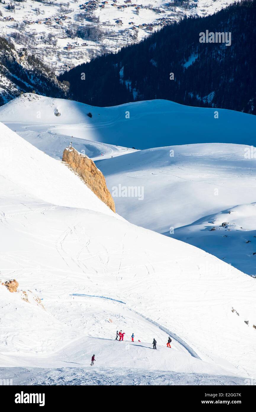 France Savoie Vanoise massif valley of Haute Tarentaise Les Arcs part ...