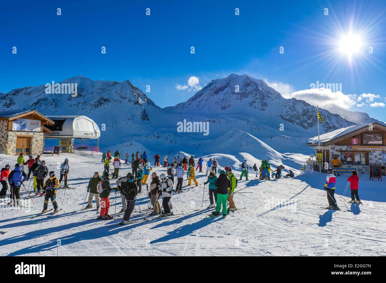 France Savoie Vanoise massif valley of Haute Tarentaise Les Arcs part ...