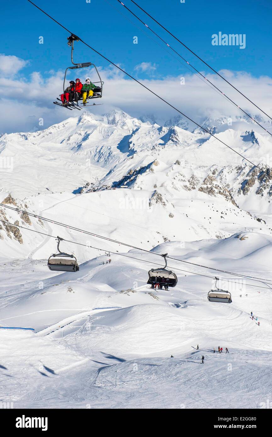 France Savoie Vanoise massif valley of Haute Tarentaise Les Arcs part ...